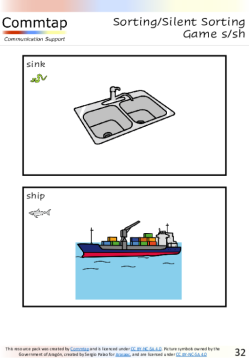 Use sh Instead of s - Word Initial Speech Sound Pack | Commtap