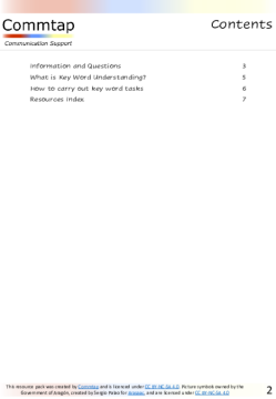 Key Words Resource Pack | Commtap